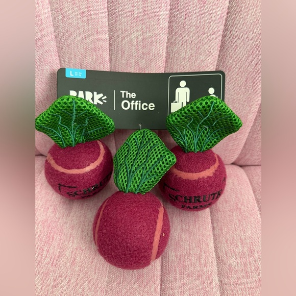 Bark | Dog | Barkbox The Office Shrute Farms Beet Dog Toys Red And ...
